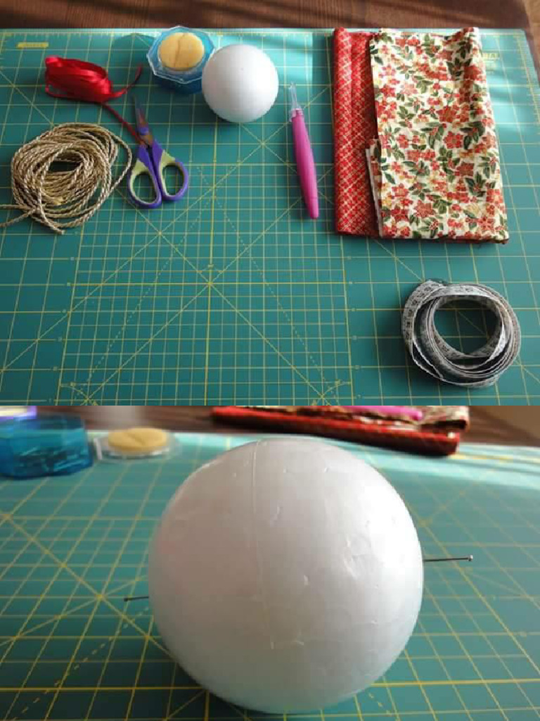 Bolas Icopor Con Tela | PDF