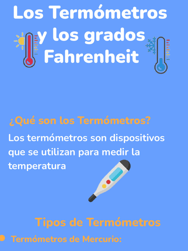 Los Termometros y Grados Fahrenheit | PDF