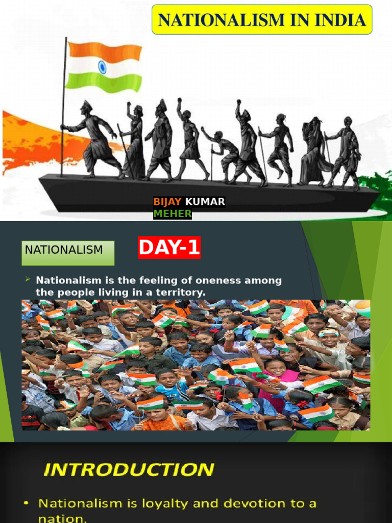 Nationalism in India PPT Best | PDF