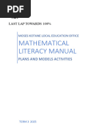 Grade 12 Maps and Plans in Maths Lit | PDF | Length | Parking