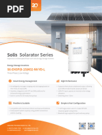 Solis 50kw Inverter Datasheet | PDF | Electrical Grid | Power Inverter