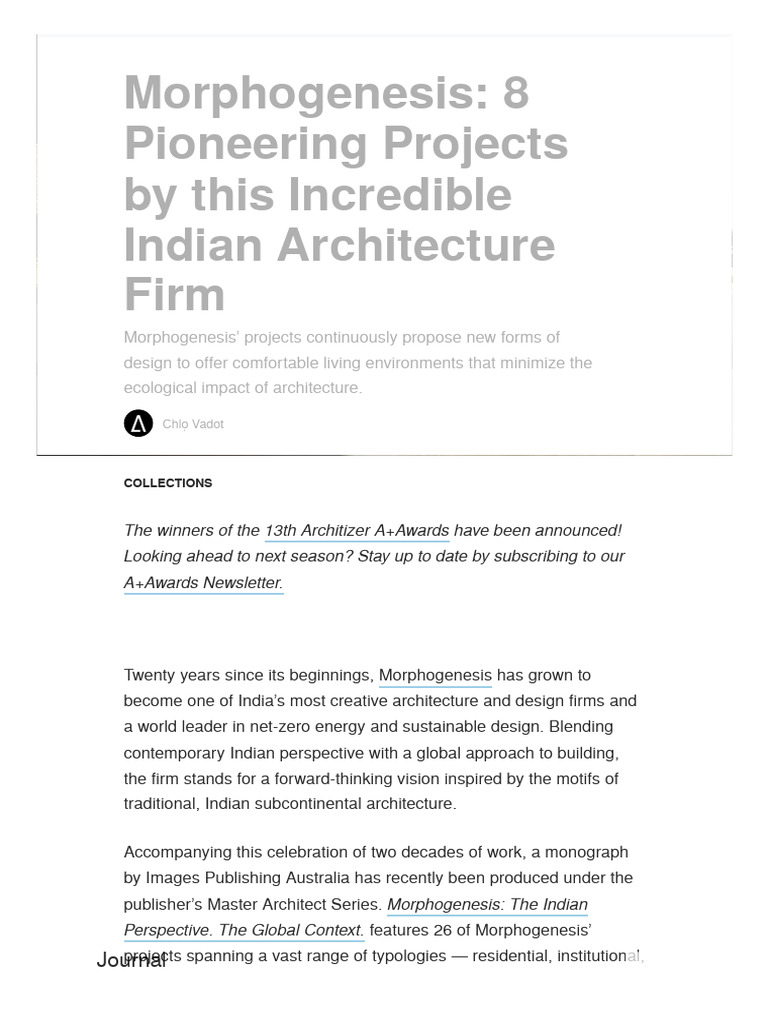 1 - Morphogenesis - 8 Pioneering Projects | PDF | Artificial Intelligence | Intelligence (AI ...