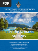 Uwi-Mona 2025-2026 Miscellaneous Fees July 2025 | PDF