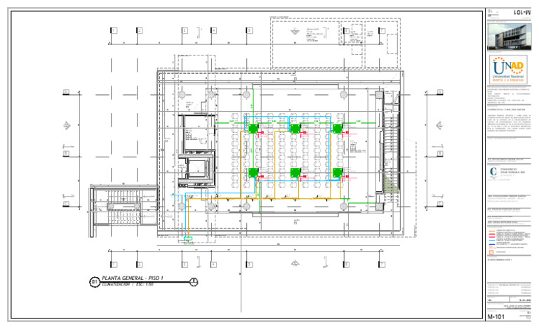 2024 Unad Planta Primer Piso Climatizacion-m-101 | PDF