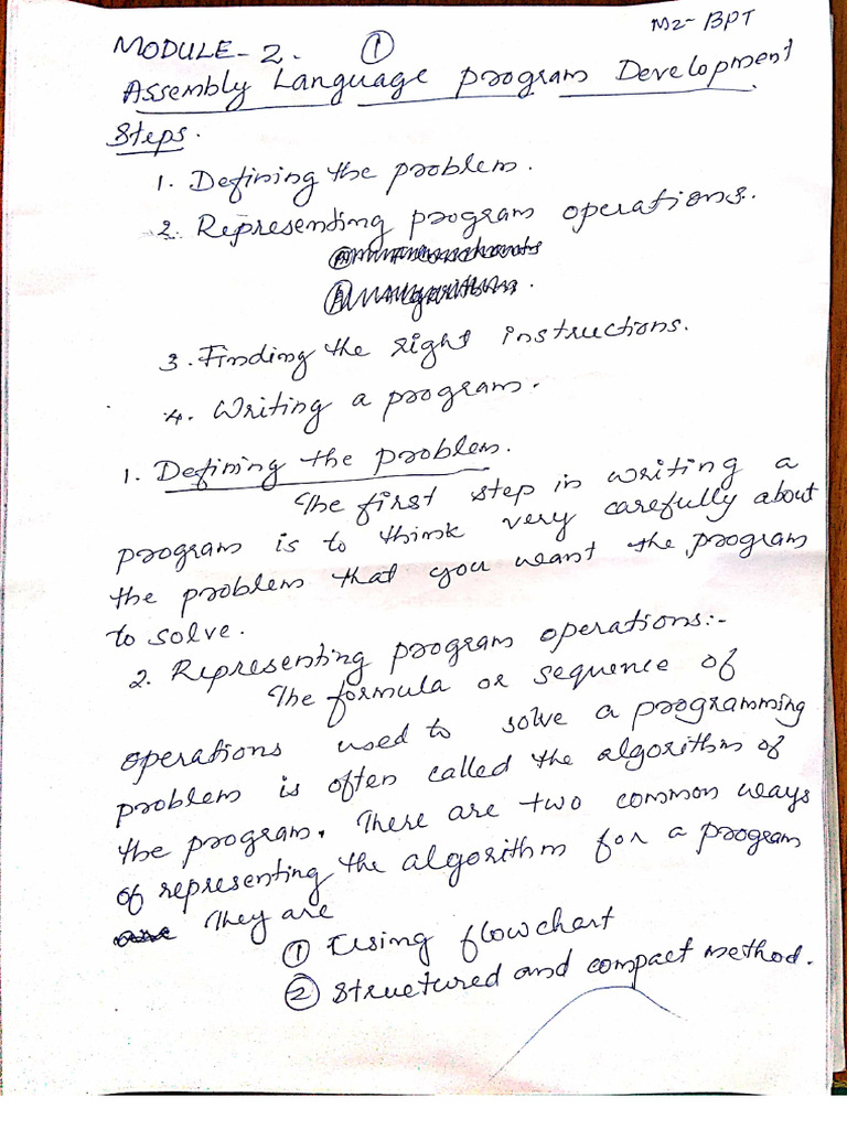 Module2 - (6) Assembly Language Development Tools | PDF