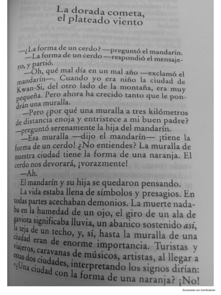 La Dorada Cometa El Plateado Viento - Ray Bradbury | PDF