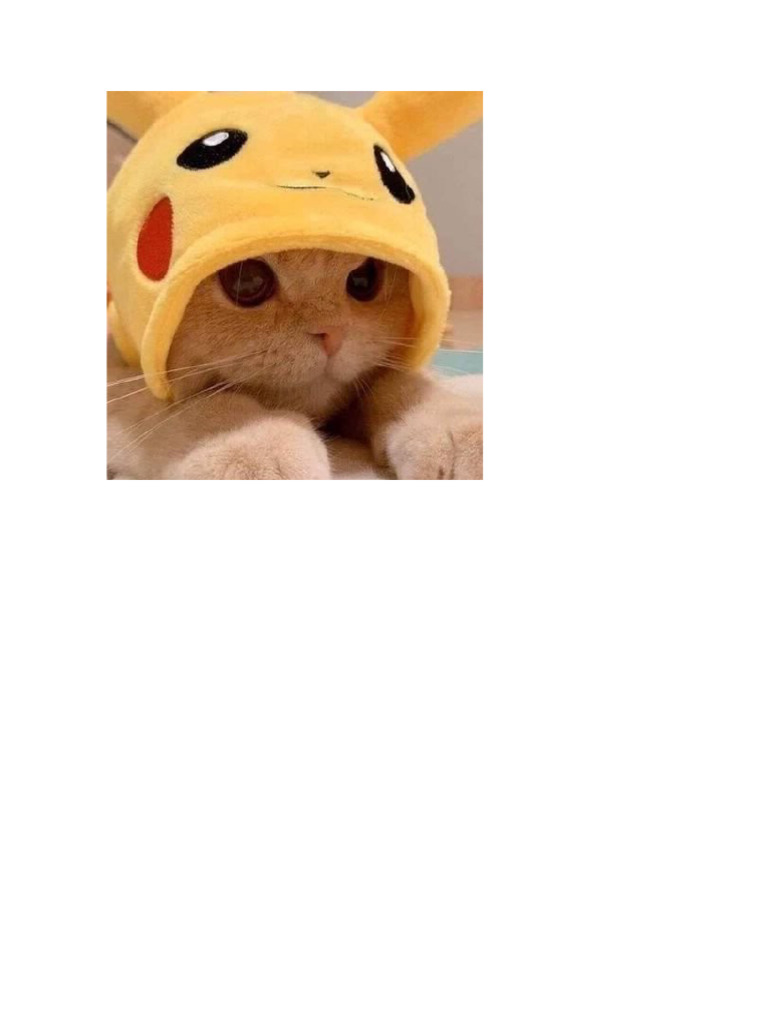 Picachu | PDF