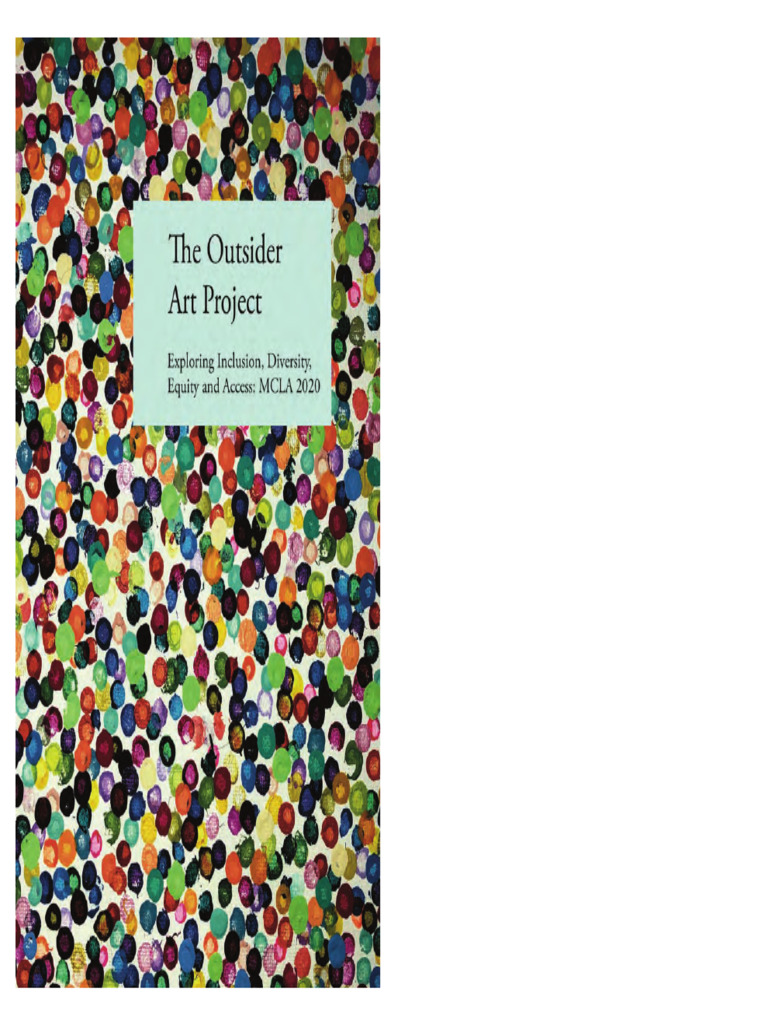 The Outsider Art Project PrintFINAL | PDF | Polycystic Ovary Syndrome ...
