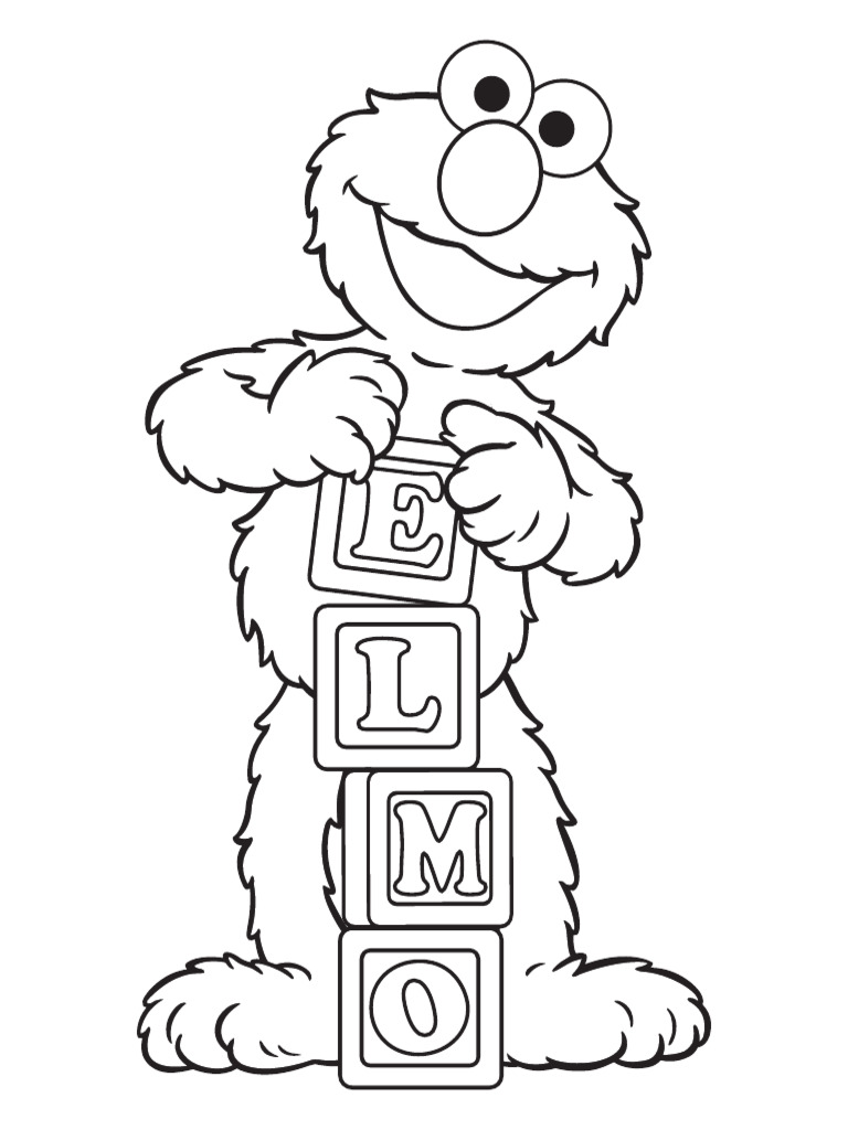 Elmo With Blocks | PDF