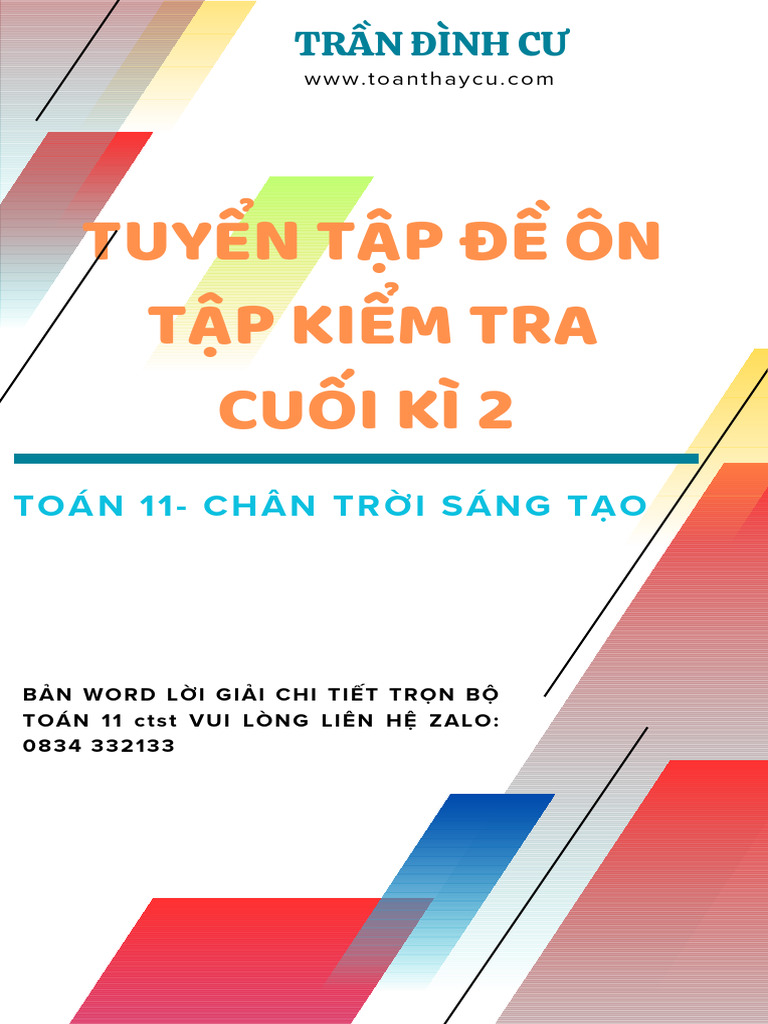 - Tuyển Tập 10 Đề Ôn CK2 - Toán 11 - CTST | PDF