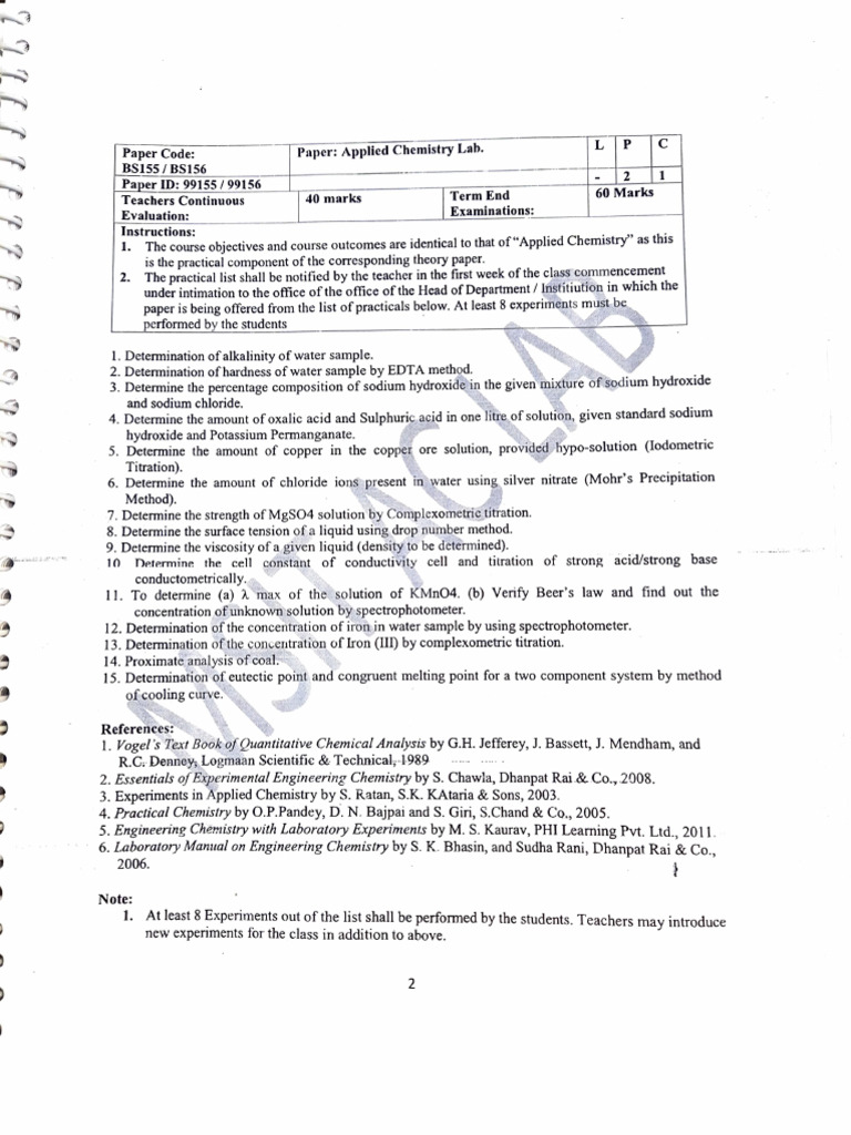 Chem Manual | PDF
