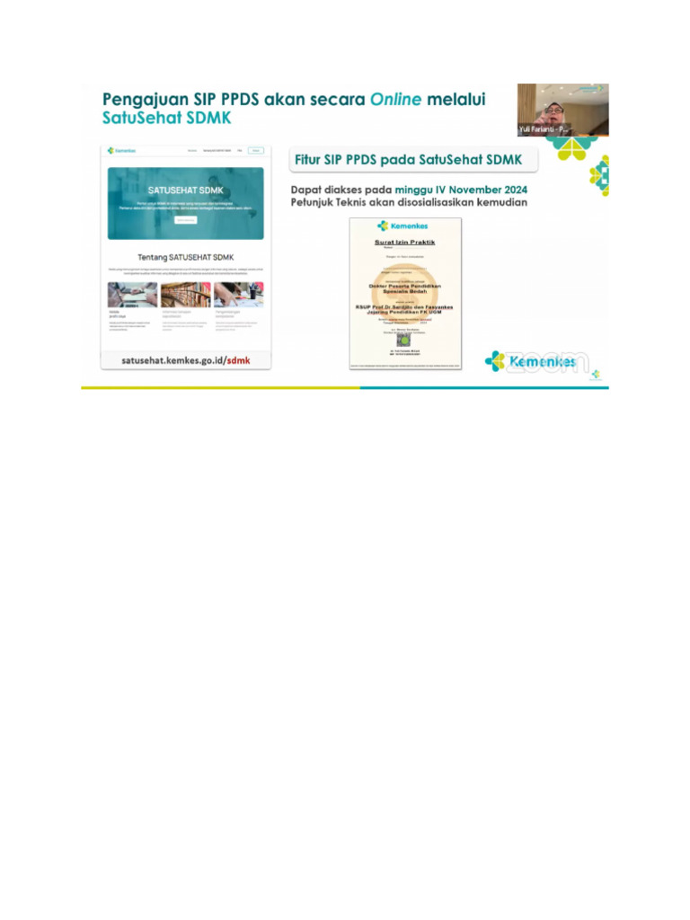 Pengajuan SIP PPDS Secara Online | PDF
