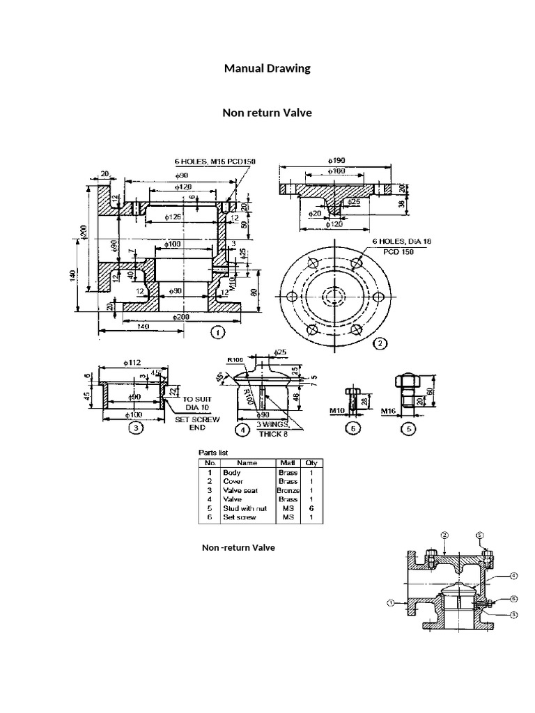 Manual Drawing Exercise - CADLlab | PDF