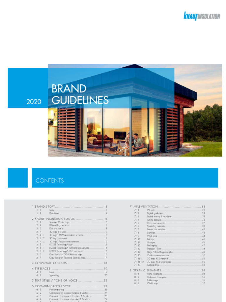 Knauf Insulation Brand Guidelines 2020 | PDF | Typefaces | Rgb Color Model