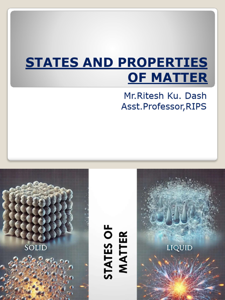 States & Properties of Matter - unit-II | PDF
