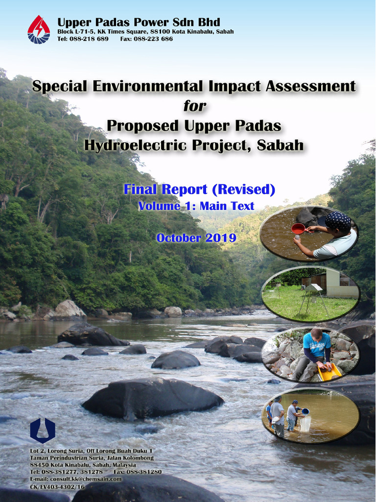 SEIA for Upper Padas Hydroelectric Project | PDF | Hydroelectricity | Dam