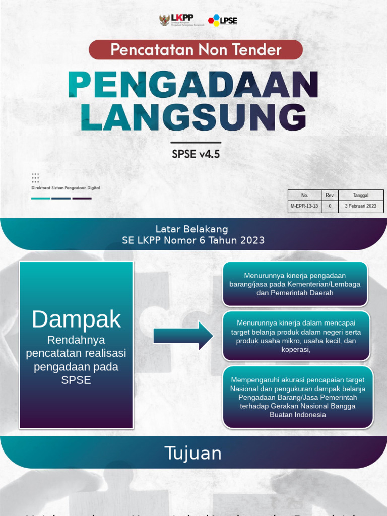Fitur Transaksional SPSE dalam Pengadaan | PDF