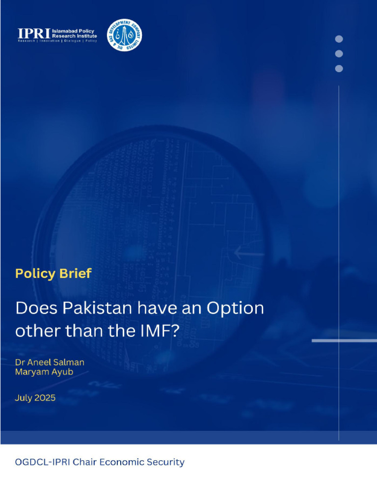 Alternatives to IMF for Pakistan's Economy | PDF | International ...