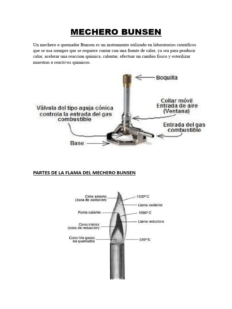 Mechero Bunsen 2 | PDF
