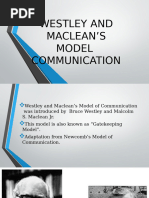 Westley and Maclean Communication Model | PDF | Communication ...