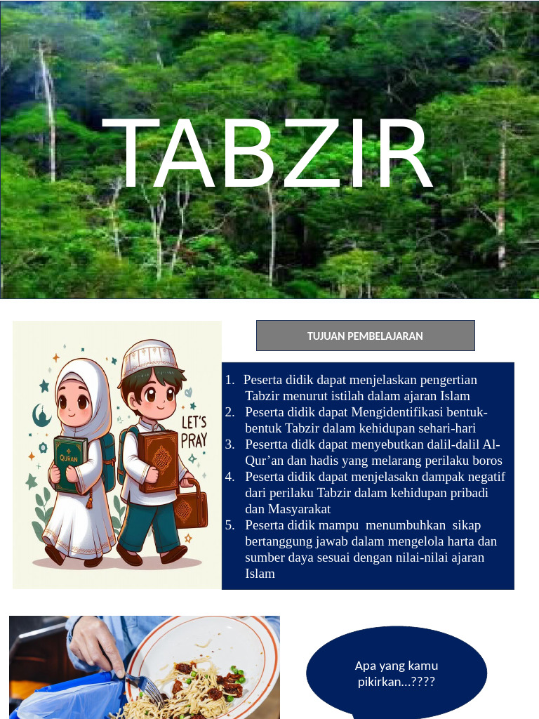 Tabzir Pengertian Dampak Dan Cara Menghindarinya | PDF