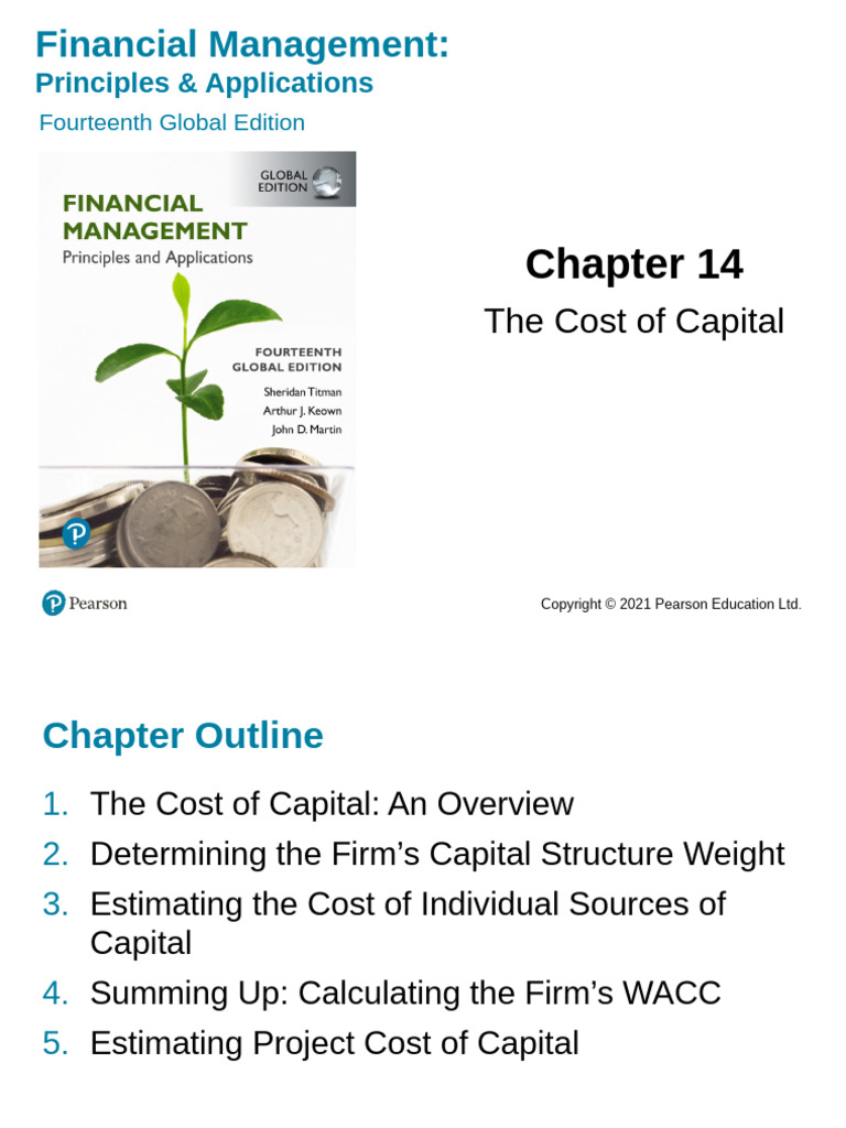 Week 14 - Titman_PPT_CH14 (1) | PDF | Cost Of Capital | Capital Asset Pricing Model