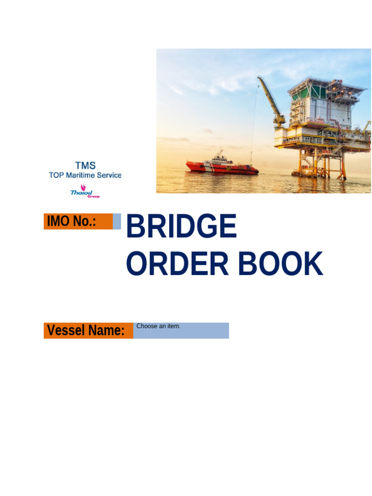 Bridge Watch-keeping Orders Manual | PDF | Navigation | Ships