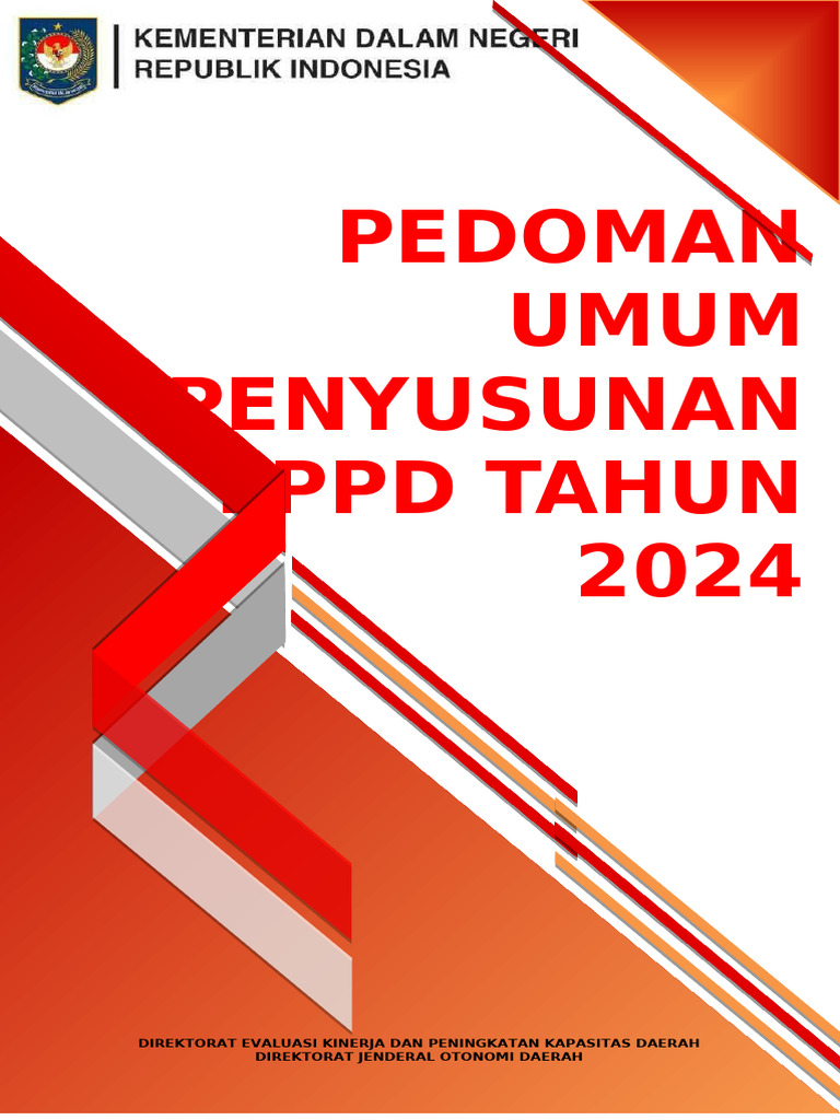 Pedoman LPPD Pemerintahan Daerah 2024 | PDF