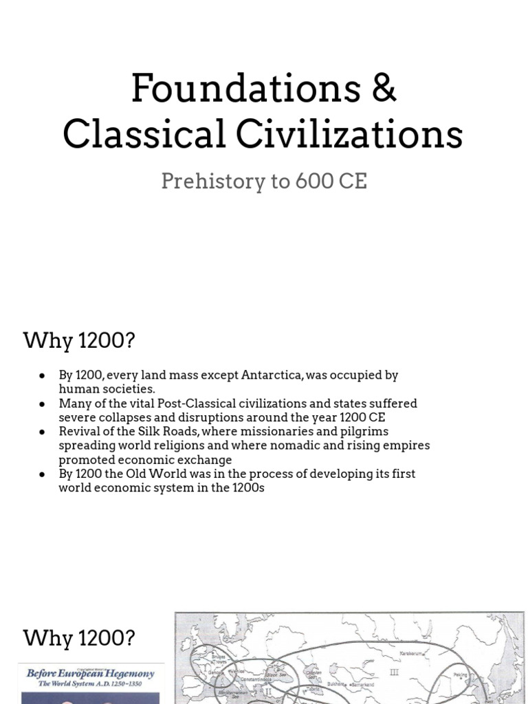 Unit 0 - Foundations & Classical Civilizations | PDF | Civilization