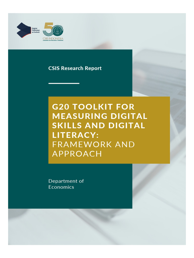 G20 Digital Skills Measurement Toolkit | PDF | Literacy | Information ...
