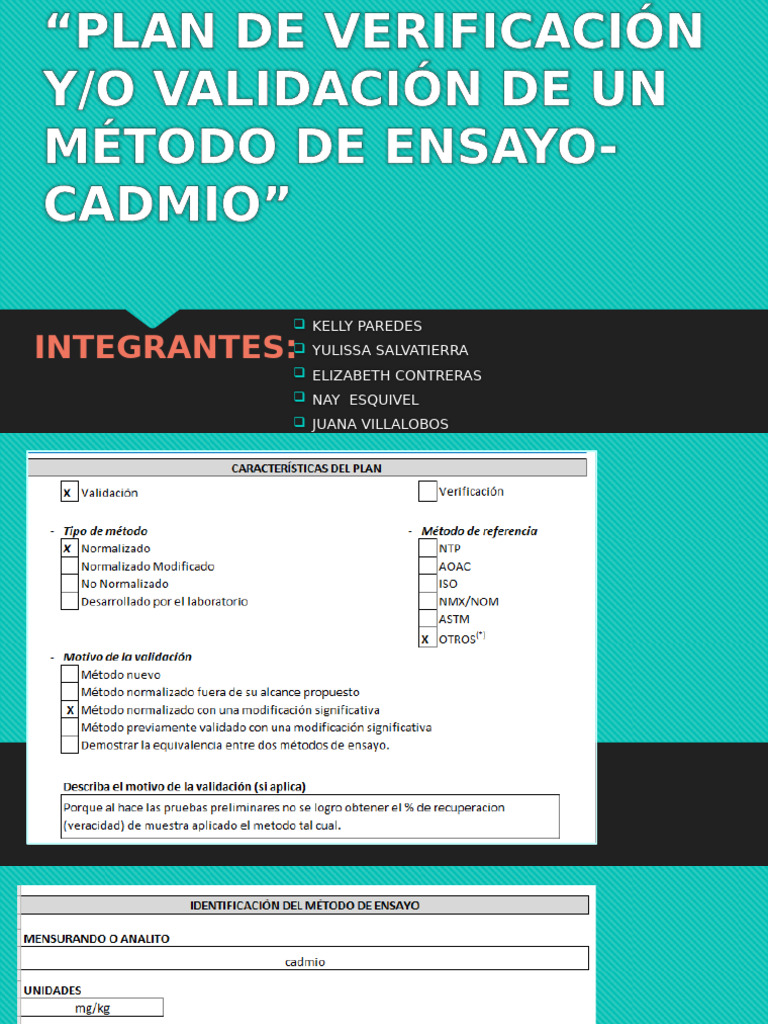 Plan de Verificación y Vali (1) | PDF