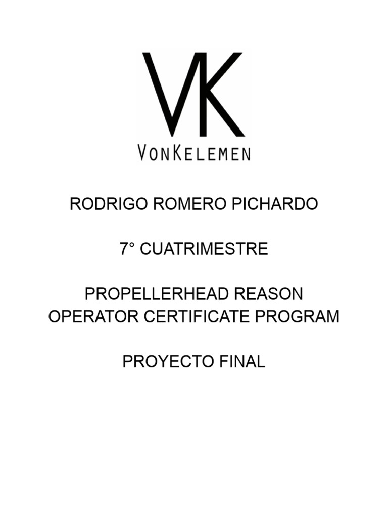 Proyecto Propellerhead Reason | PDF | Sintetizador | Tecnología de ...