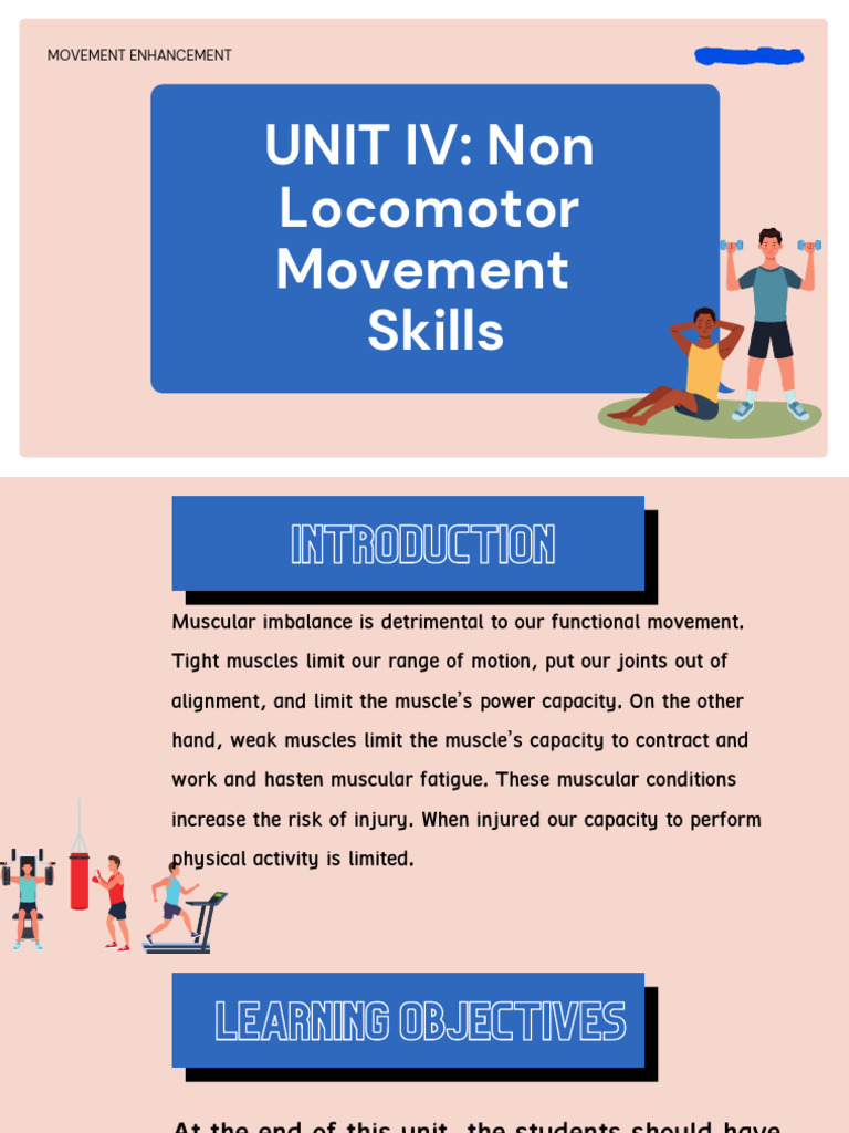 Unit 4 Non Locomotor Movement Skills Edited | PDF | Human Anatomy ...