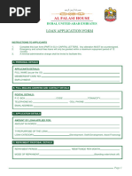 Microfinance Loan Application Form | PDF | Finance & Money Management | Law