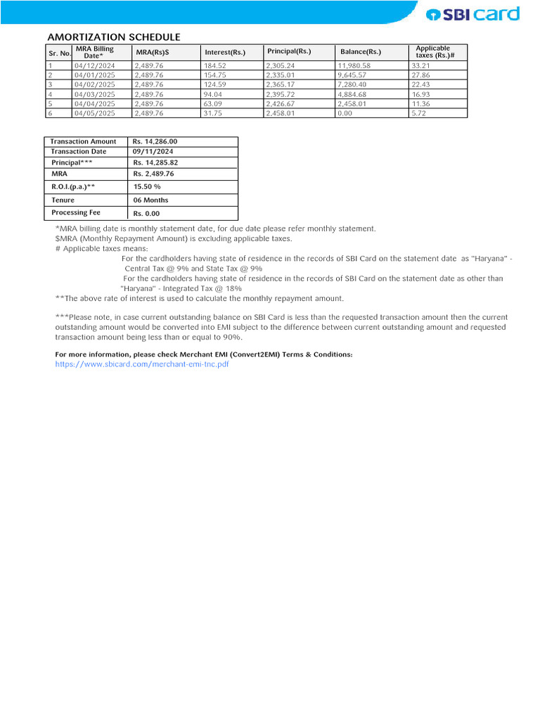 Redmi Note 13 EMI List | PDF