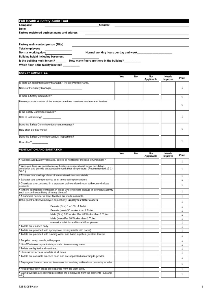 CSR Checklist | PDF | Dangerous Goods | Fires