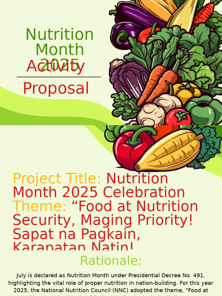 Nutrition Month 2025: Food Security Theme | PDF