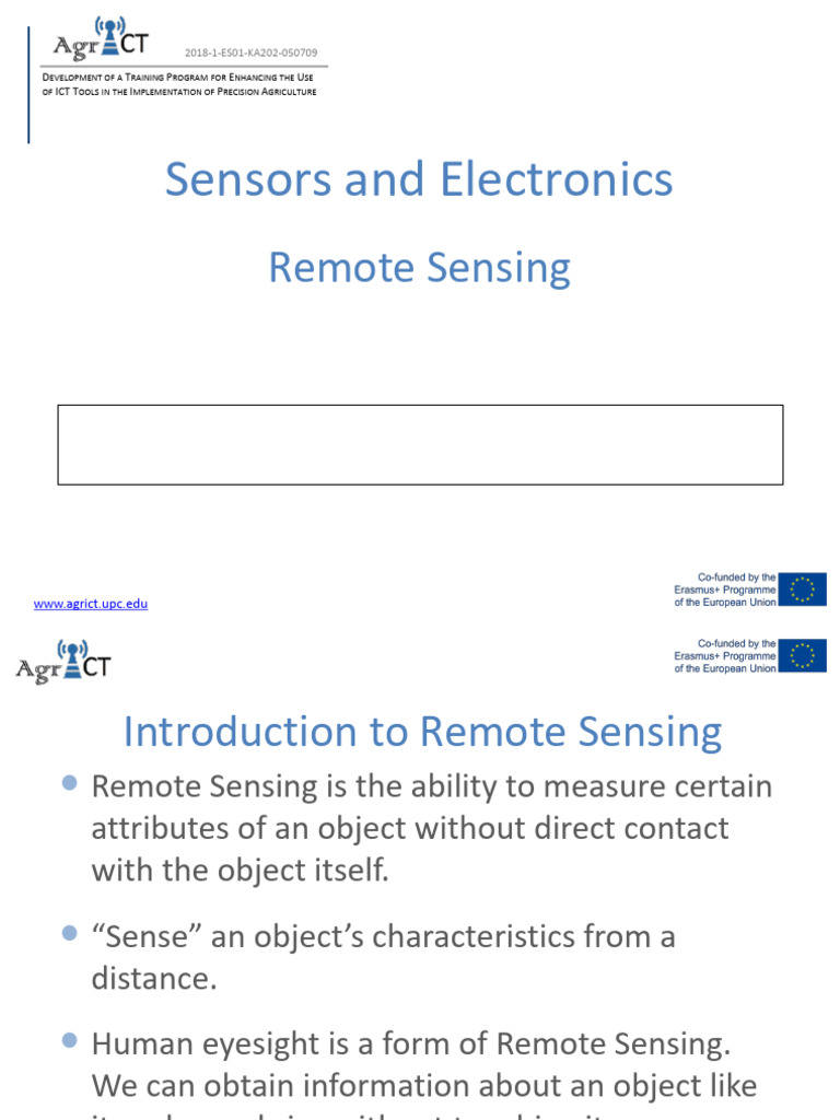 ICT Tools for Precision Agriculture Training | PDF | Electromagnetic ...