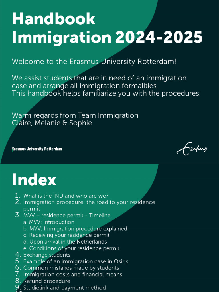 EUR Immigration Handbook MVV Procedure 2024 | PDF | Travel Visa | Passport