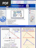 Area of Triangle: 1/2abSin(C) Worksheet | PDF | Area | Triangle