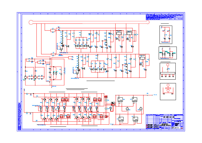 BEML Double Engine Starting and Safety Circuit | PDF | Electrical ...