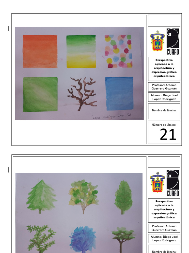 Ejercicios de Color - Lopez Rodriguez Diego Joel | PDF