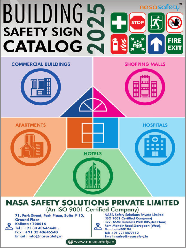 Nasa Safety Building Signage Catalog 2025 | PDF
