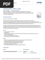 Gamazyme 700FN 12KG | PDF | Sewage Treatment | Water