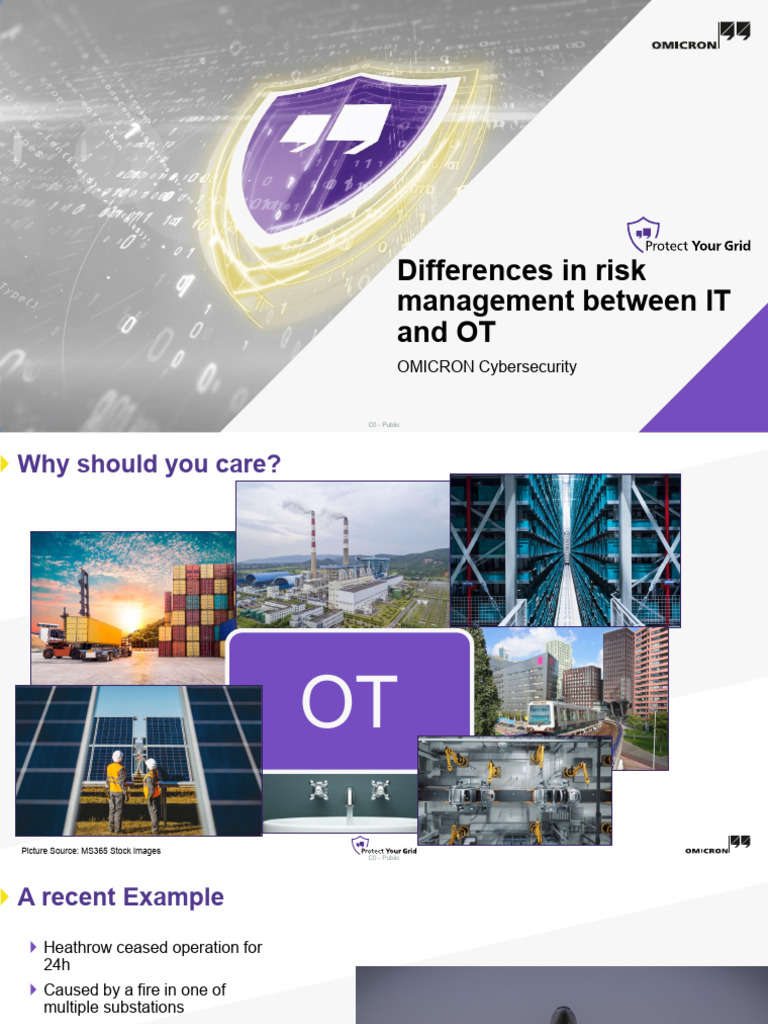 Slides-Differences in Risk Management Between IT and OT | PDF | Securities