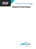 Hand Therapy: Thumb Exercise Guide | PDF | Hand | Thumb