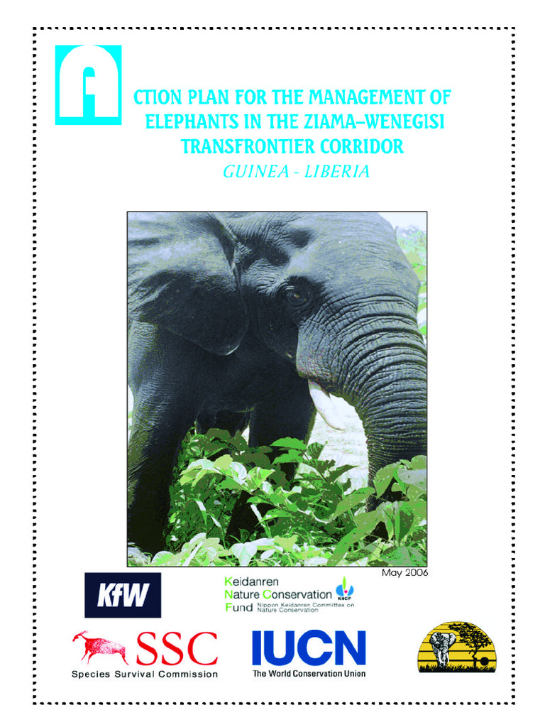 Transfrontier Elephant Corridor Plan | PDF | West Africa | Conservation ...