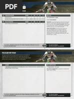 Lancer Actions Cheat Sheet | PDF