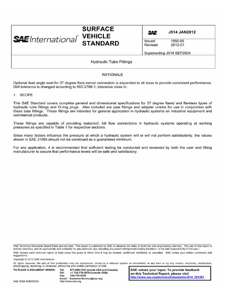 Sae j514 | PDF