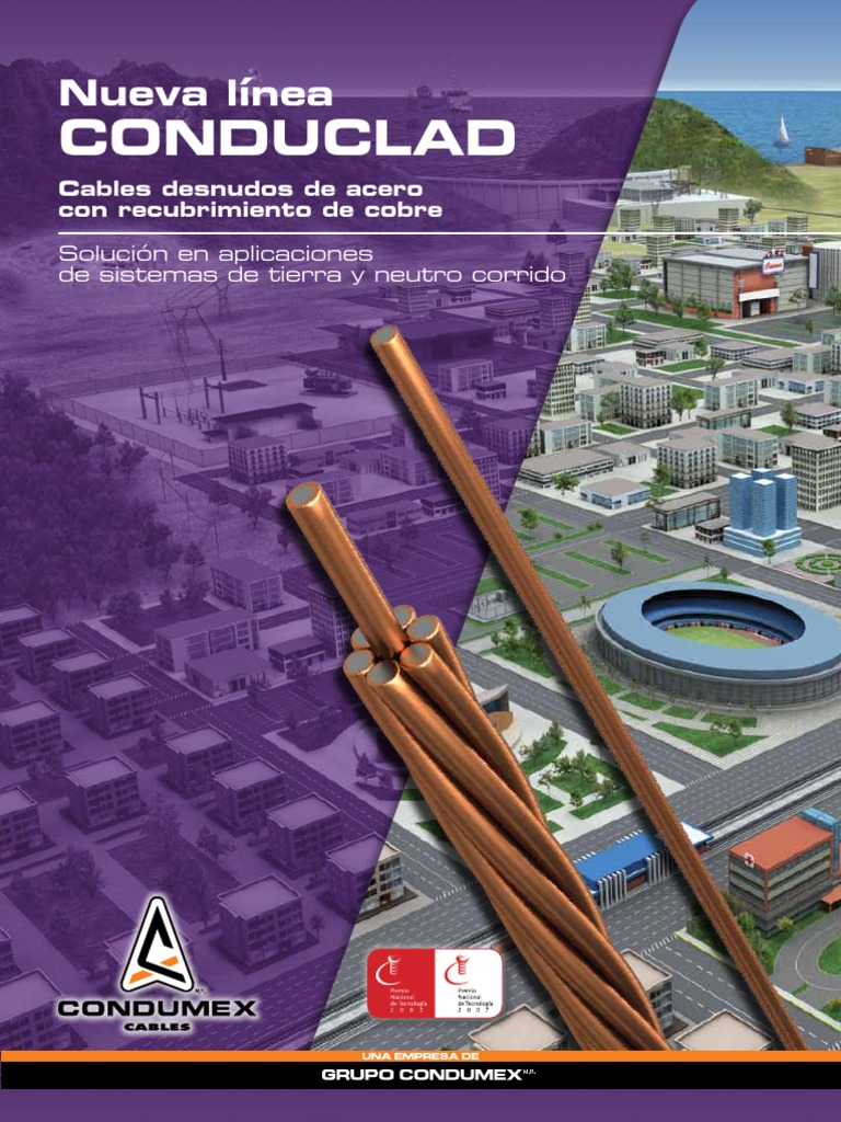 Cables CONDUCLAD: Soluciones Bimetálicas | PDF | Cobre | Conductor ...